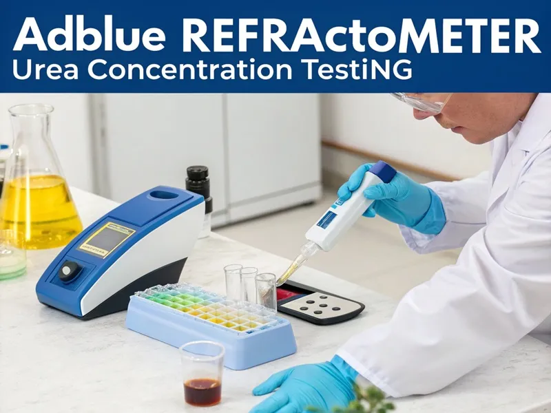 AdBlue refractometer urea concentration testing