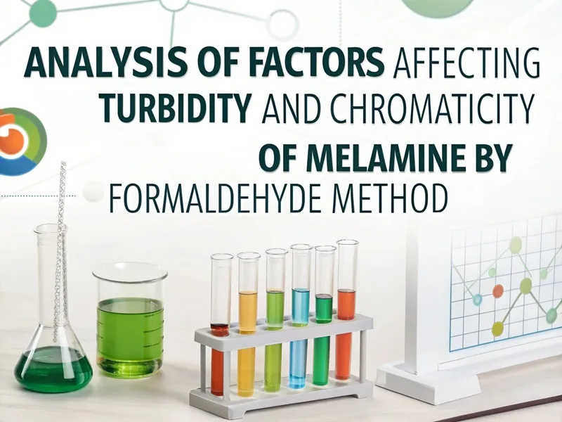 Analysis of Factors Affecting Turbidity and Chromaticity of Melamine by ...